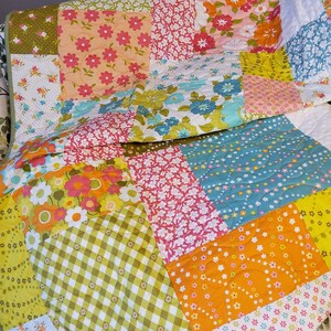 Handmade Quilt - Flower Power - Queen Sized - Etsy
