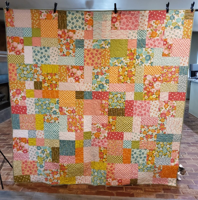 Handmade Quilt - Flower Power - Queen Sized - Etsy