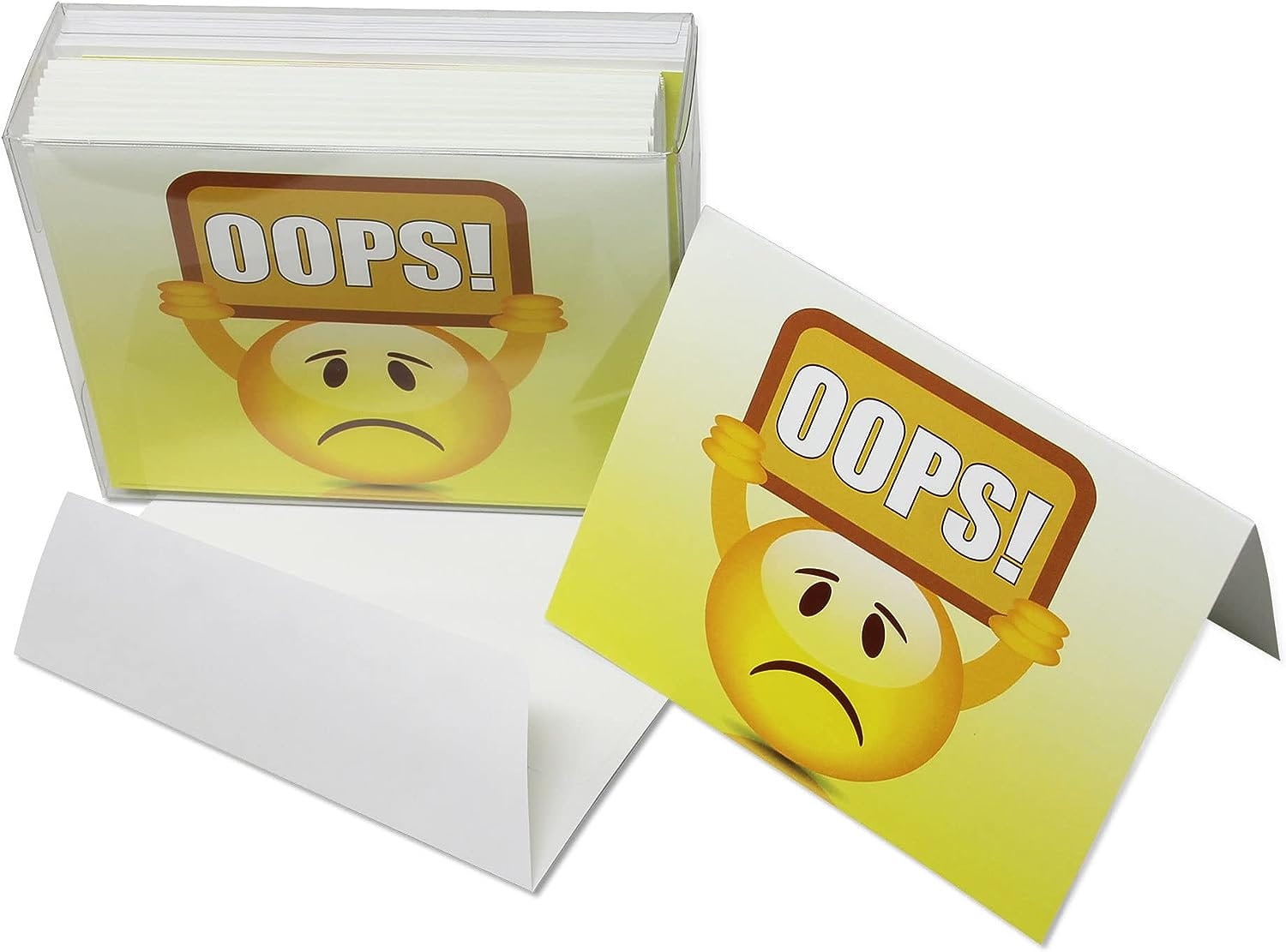 Oops! Apology Sorry Cards 12 or 24 Count-blank Inside-5.5" X 4.25" - Etsy