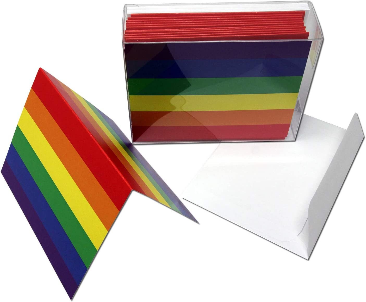 Rainbow Flag Pride Cards 12 or 24 Count-blank Inside With Envelopes-a2 ...