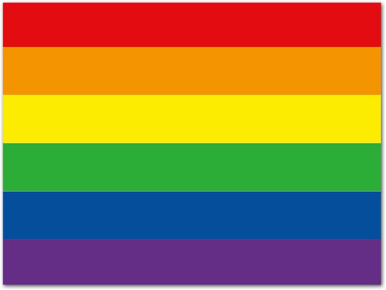 Rainbow Flag Pride Cards 12 or 24 Count-blank Inside With Envelopes-a2 ...