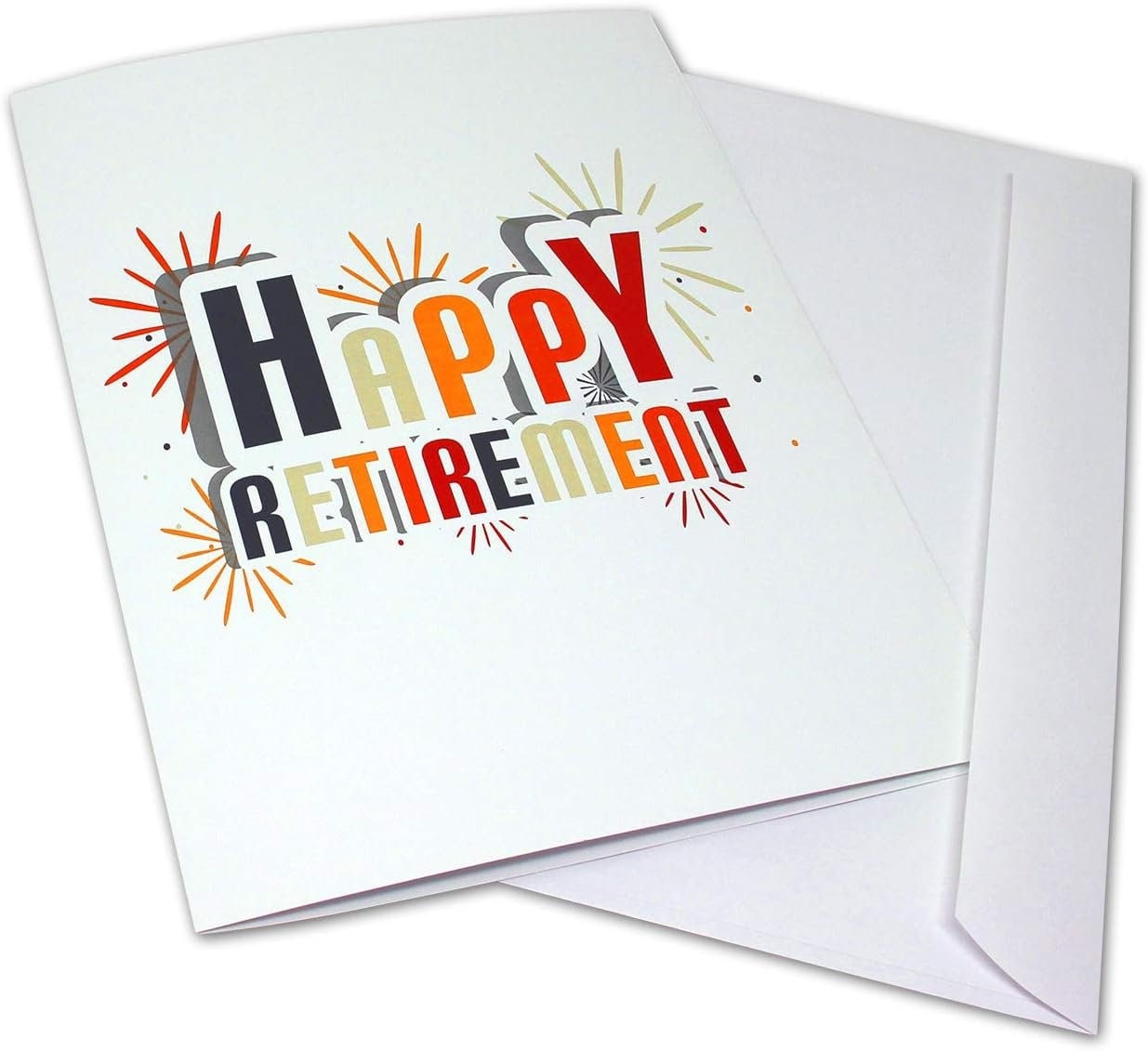 Large Happy Retirement Card-blank Inside With Envelope-11.75" X 9"-from ...