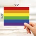 Rainbow Flag Pride Cards 12 or 24 Count-blank Inside With Envelopes-a2 ...
