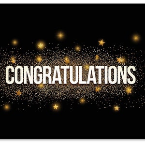 Large Congratulations Card-blank Inside With Envelope-11.75 X 9good ...