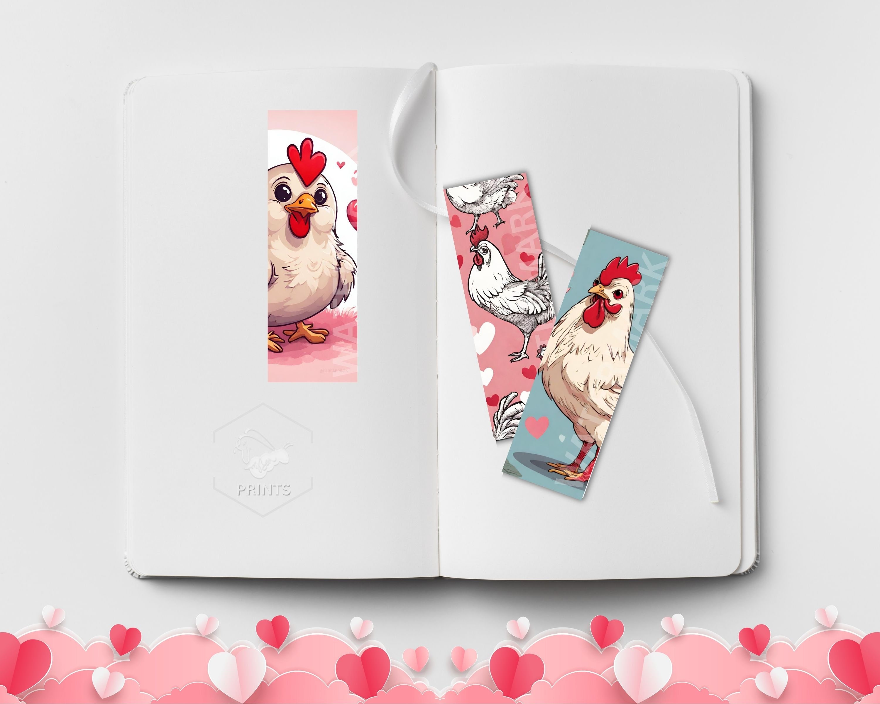 Cute Chicken Coop DIY Bookmark for Book Worms or Chicken Lover ...