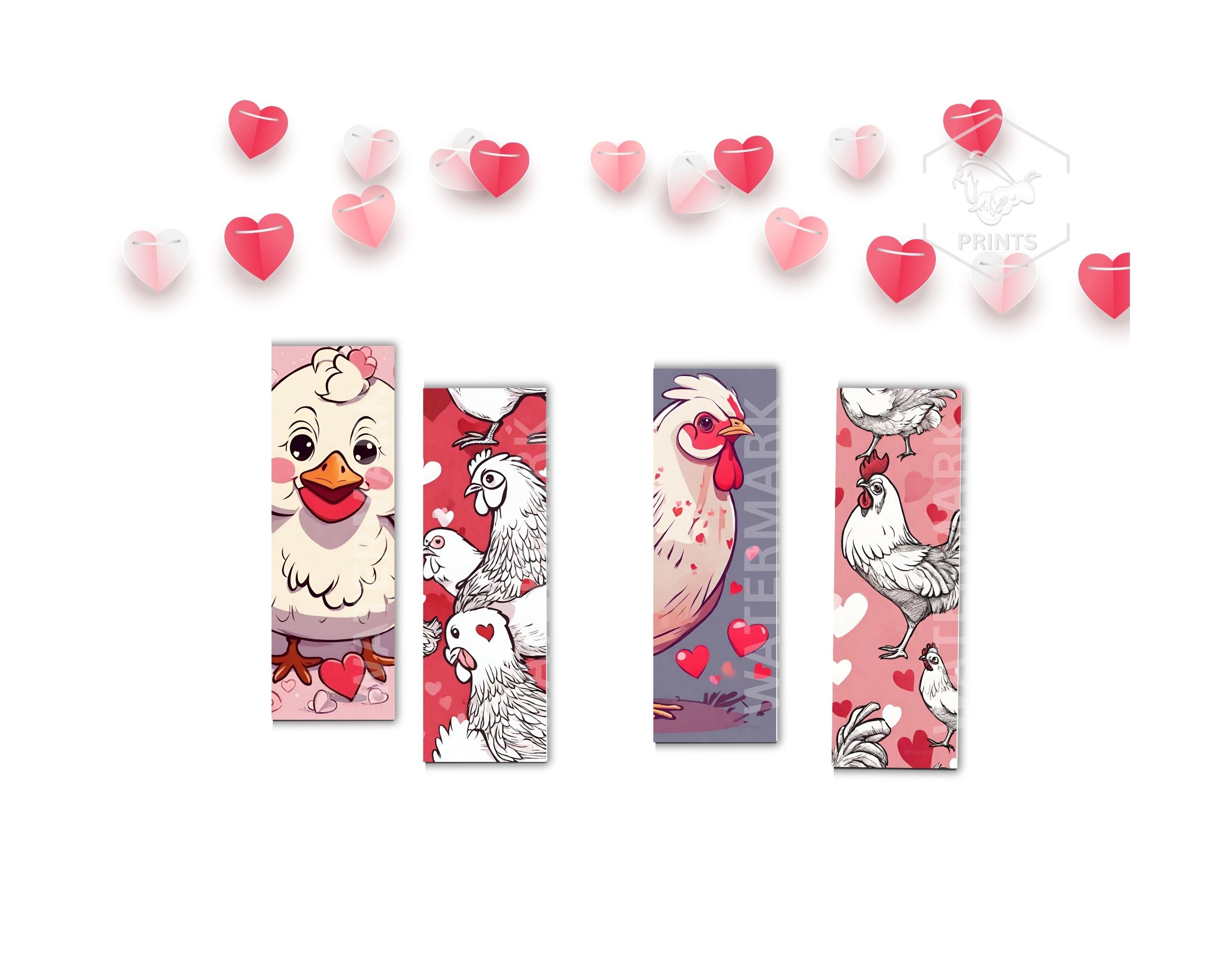 Cute Chicken Coop DIY Bookmark for Book Worms or Chicken Lover ...