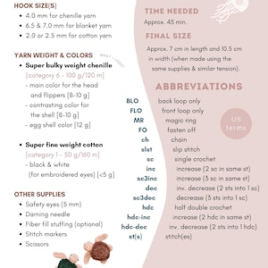 Hatchling Toby | Baby Sea Turtle | Low-sew Crochet Pattern | Realistic ...