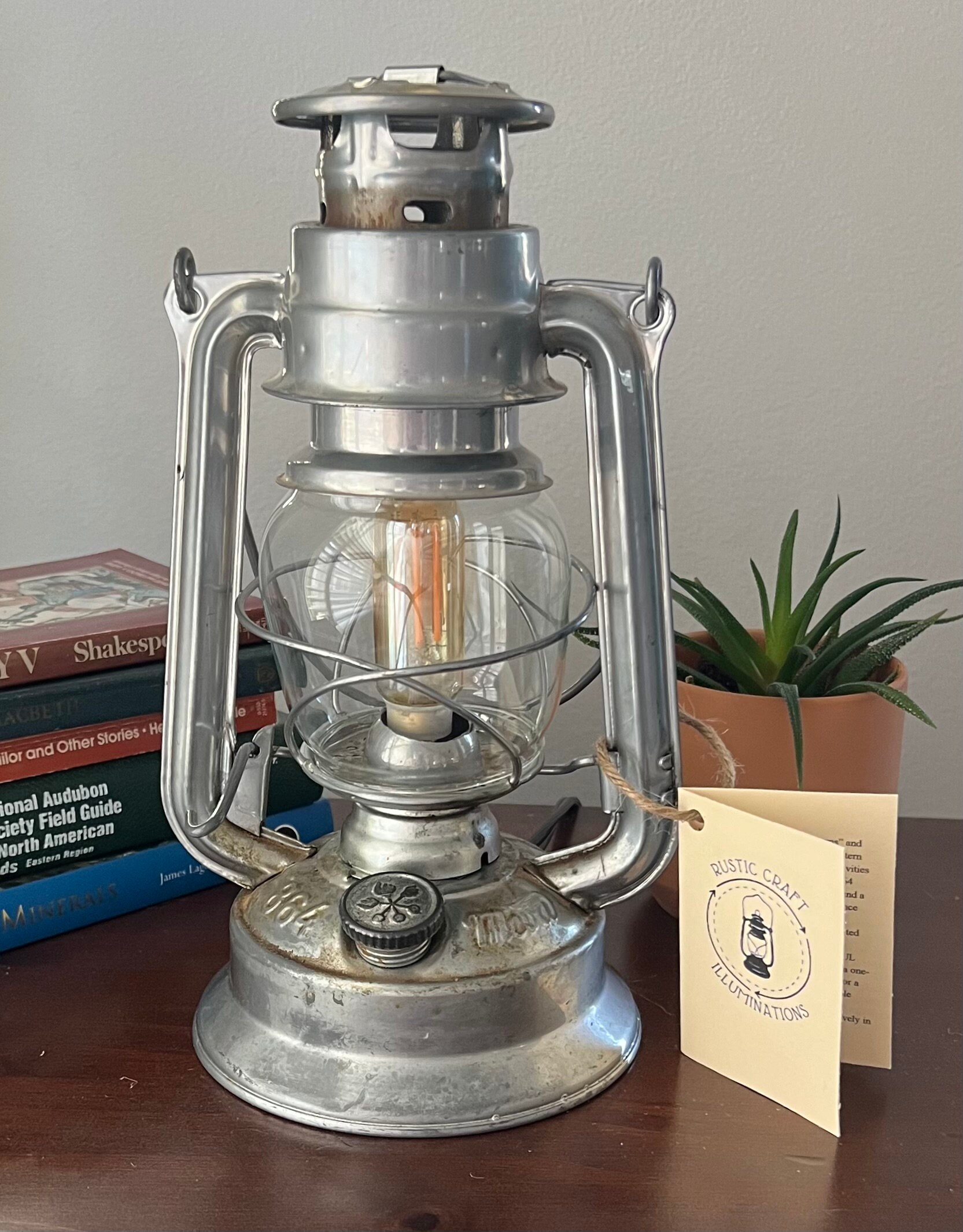 Converted Lantern Table Lamp - Etsy