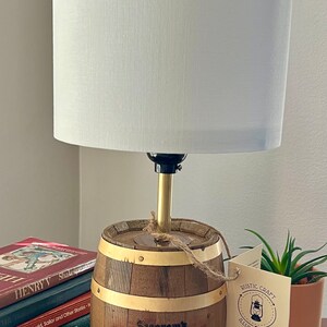 Whiskey Barrel Table Lamp - Etsy