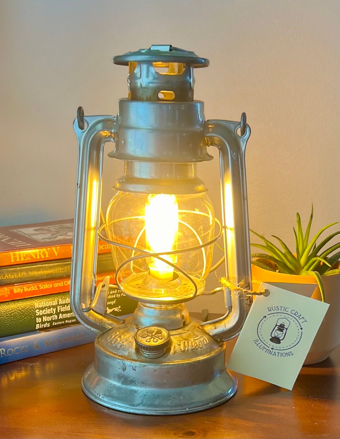 Converted Lantern Table Lamp - Etsy