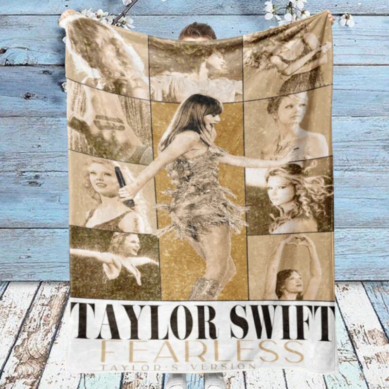 Taylor Fleece Blanket, Eras Tour, Birthday Gift For Daughter, Swift ...