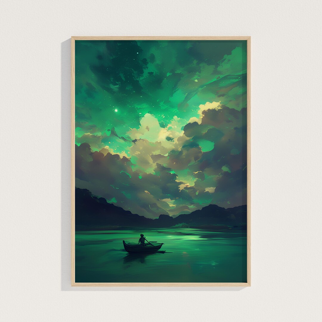 Landscape Matte Vertical Posters - Green Scape, Fantasy, Scenic View - Etsy