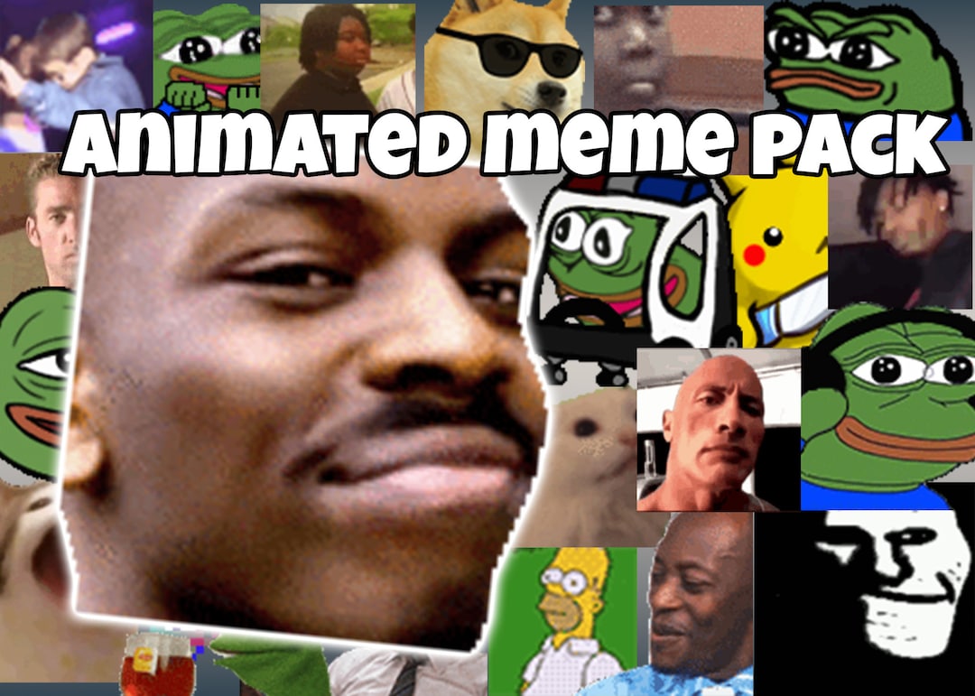 Animated Emotes 150 Pack | Trending Meme Emotes | Emotes for Streaming ...
