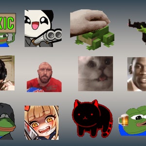 Animated Emotes 150 Pack | Trending Meme Emotes | Emotes for Streaming ...