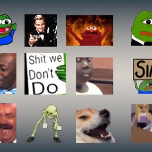 Animated Emotes 150 Pack | Trending Meme Emotes | Emotes for Streaming ...