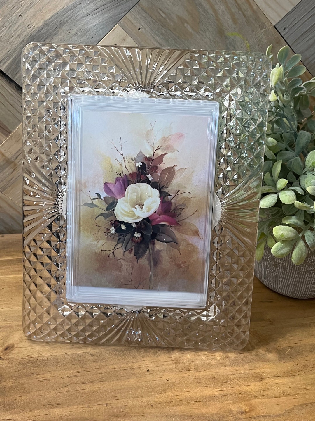 Vintage Shannon Crystal Designs of Ireland Picture Frames 5x7 Tabletop ...