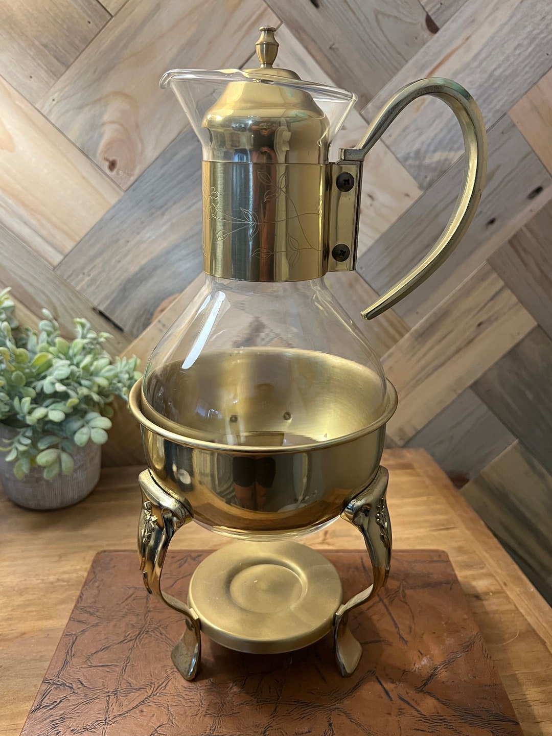 Princess House Heritage Coffee Tea Carafe With Blown Glass - Etsy