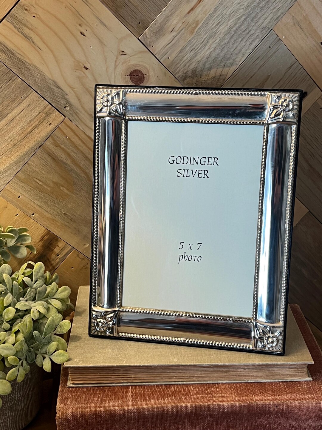Vintage Godinger Silver 5x7 Photo Frame - Etsy