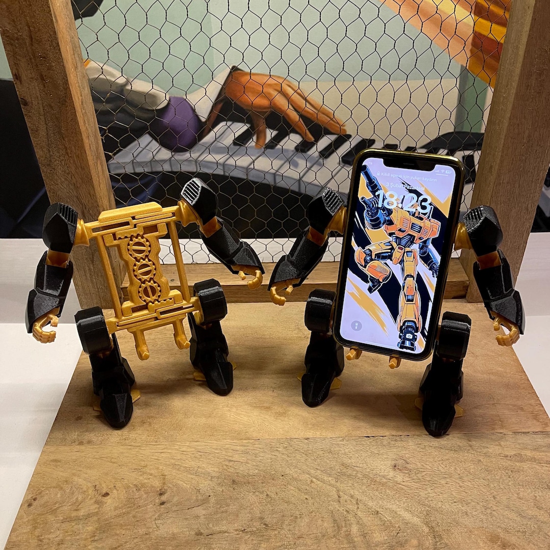 3D Gear Mechanism Robot Phone Stand – Gear Mechanism Holder - Etsy