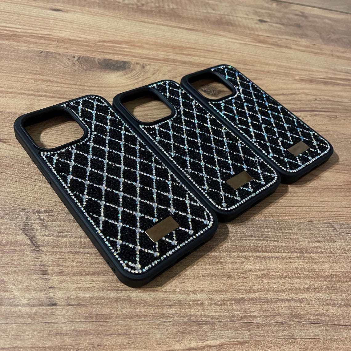 Black Luxury Stone iPhone Case 15 Series and All iPhone Models / Lux ...
