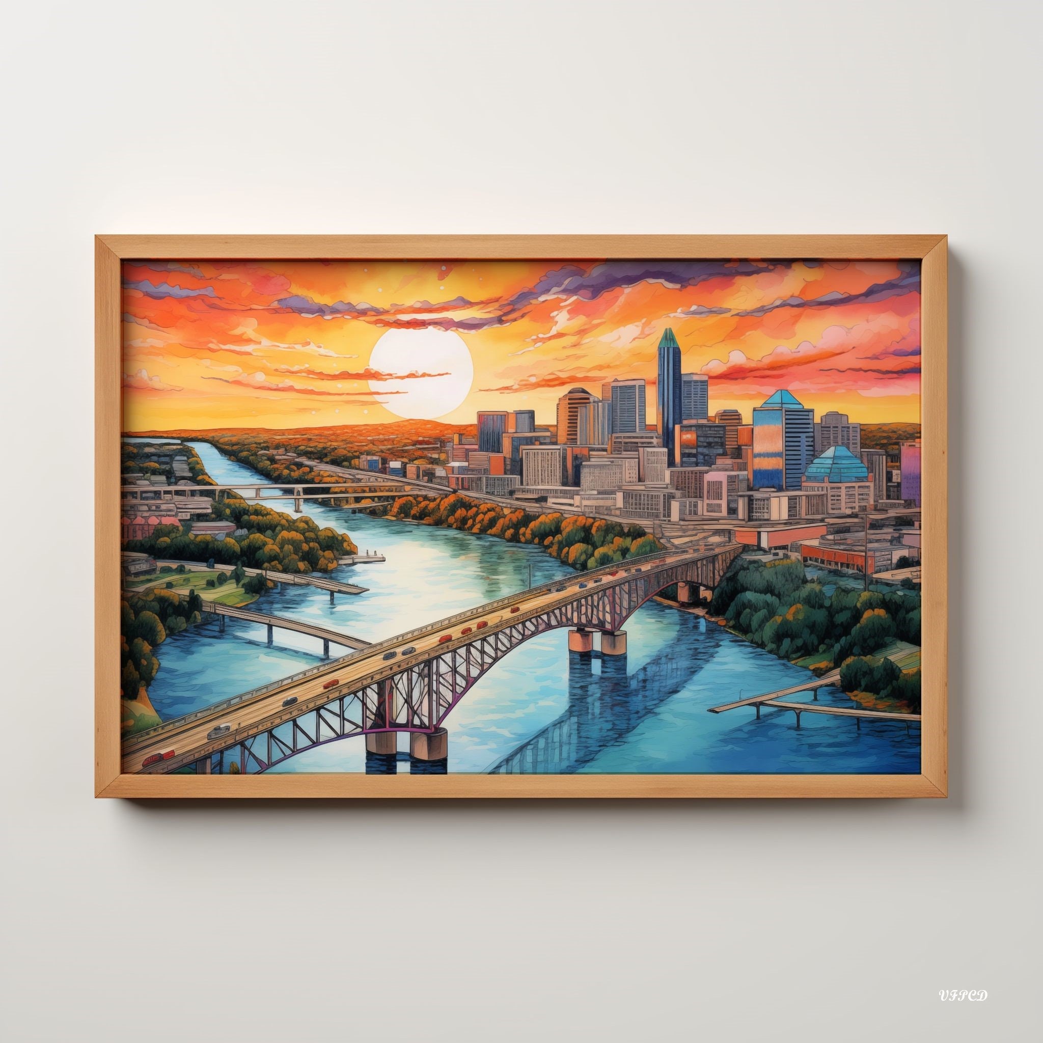 Austin Texas, ATX, Printable Art, TV Screen Saver - Etsy
