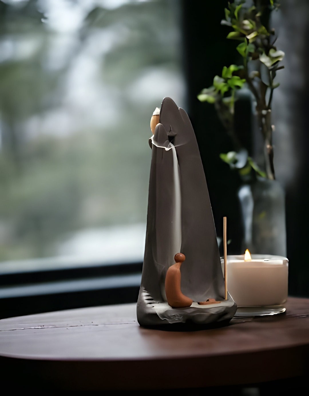 Ceramic Incense Mountain, Incense Holder, Backflow Burner, Home Decor ...