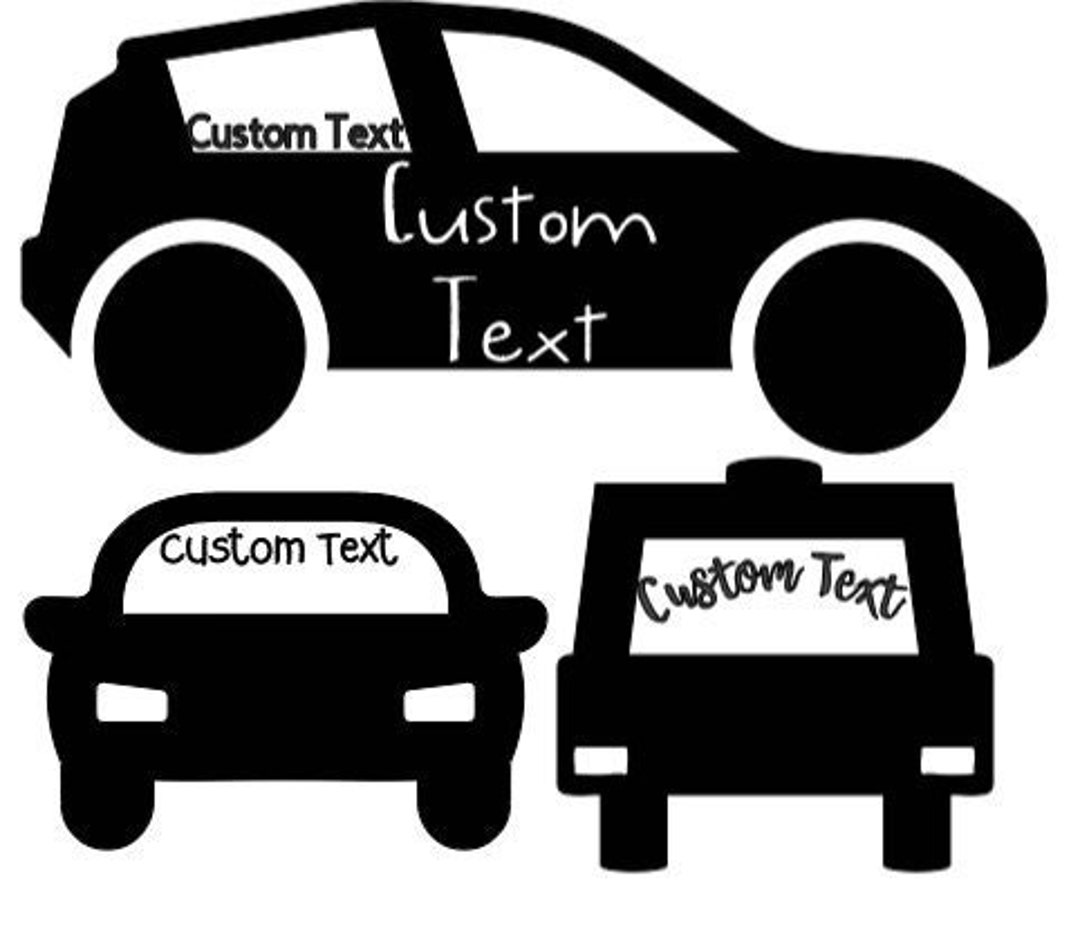 Decal, Vinyl, Bumper Stickers, Logo, Custom Text - Etsy