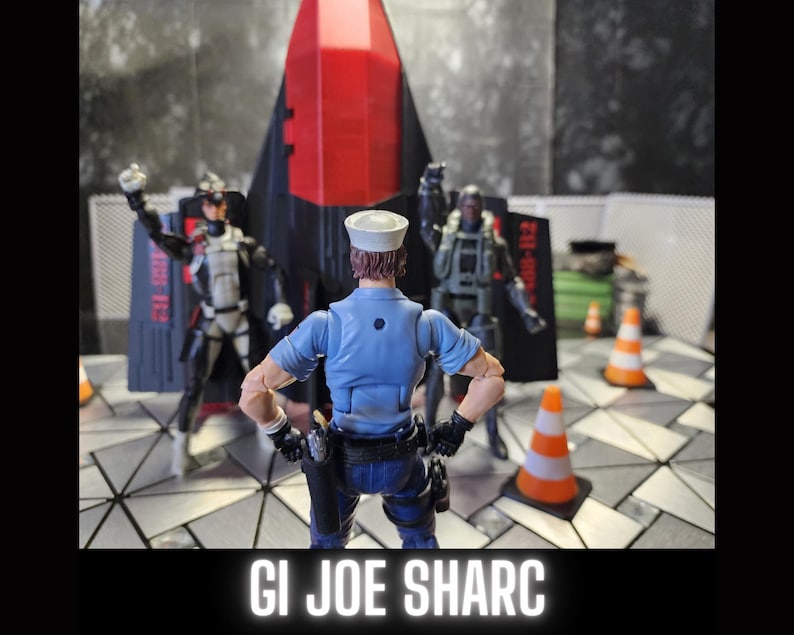 GI Joe SHARC Vehicle, 1/12 Scale, LED Light, 3D Printed Custom, Gi Joe ...
