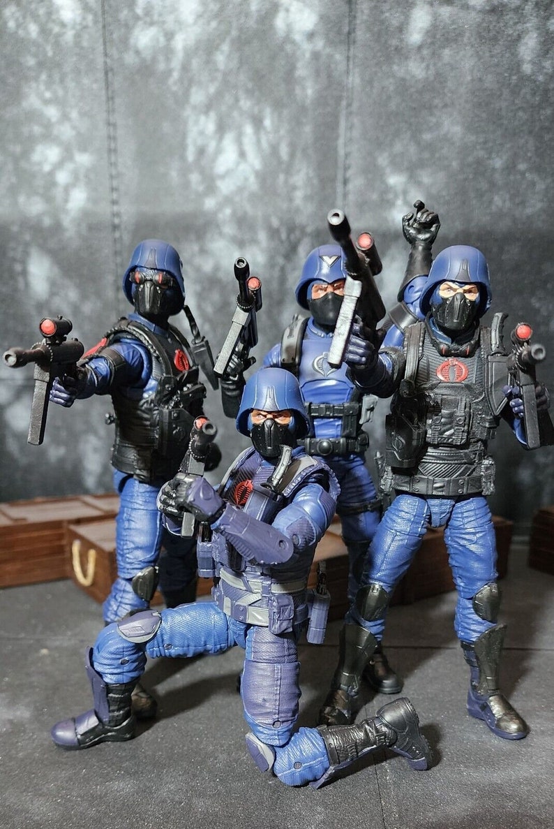 1 Cobra M3A1 Laser Rifle Sunbow 80's Cartoon 1:12 Scale Accessory, for ...