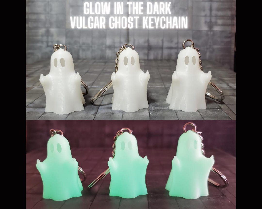 3 HALLOWEEN GHOST BUNDLE, Glow in the Dark, Flipping the Bird, 3D ...