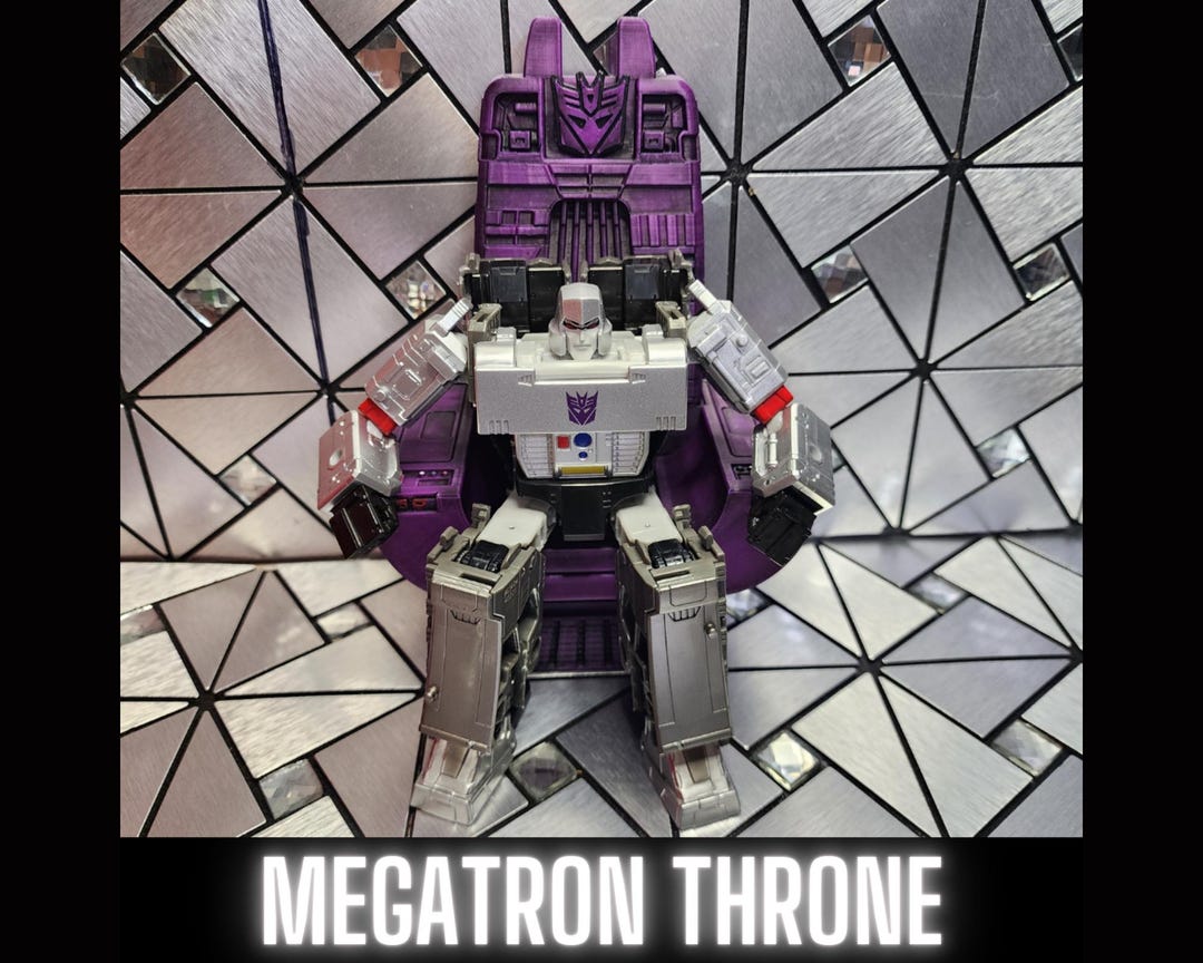 TRANSFORMERS MEGATRON THRONE With Led Light, Legend Scale, Hand Painted ...