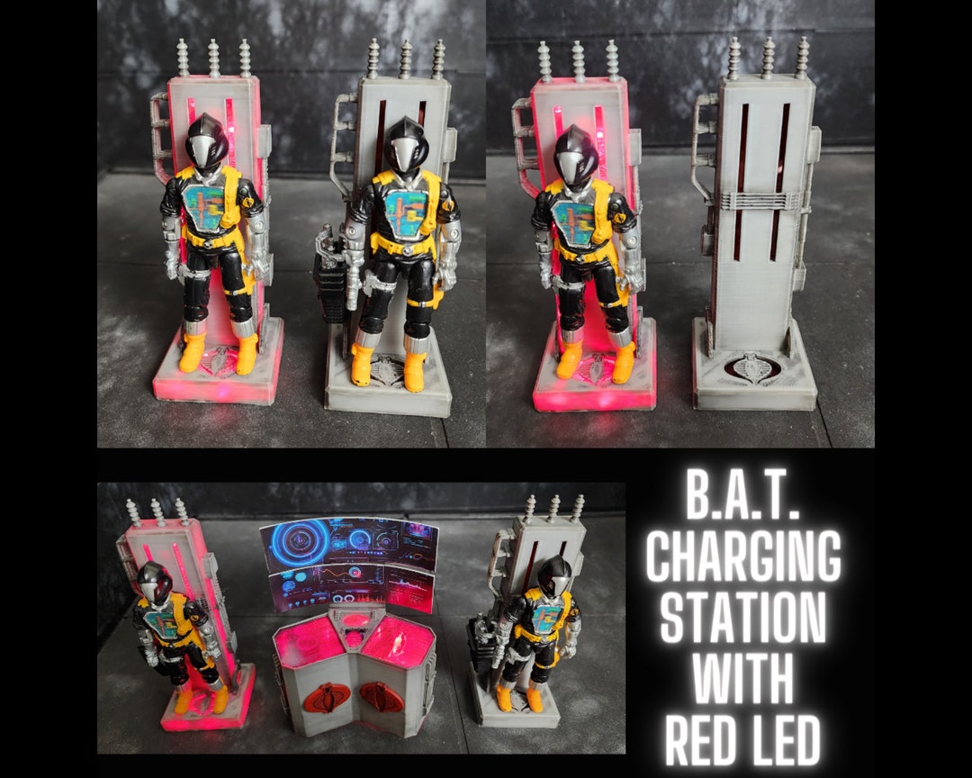 1 VINTAGE Gi JOE B.A.T. Charging Station, 3.75, 3 3/4 Scale, Custom ...