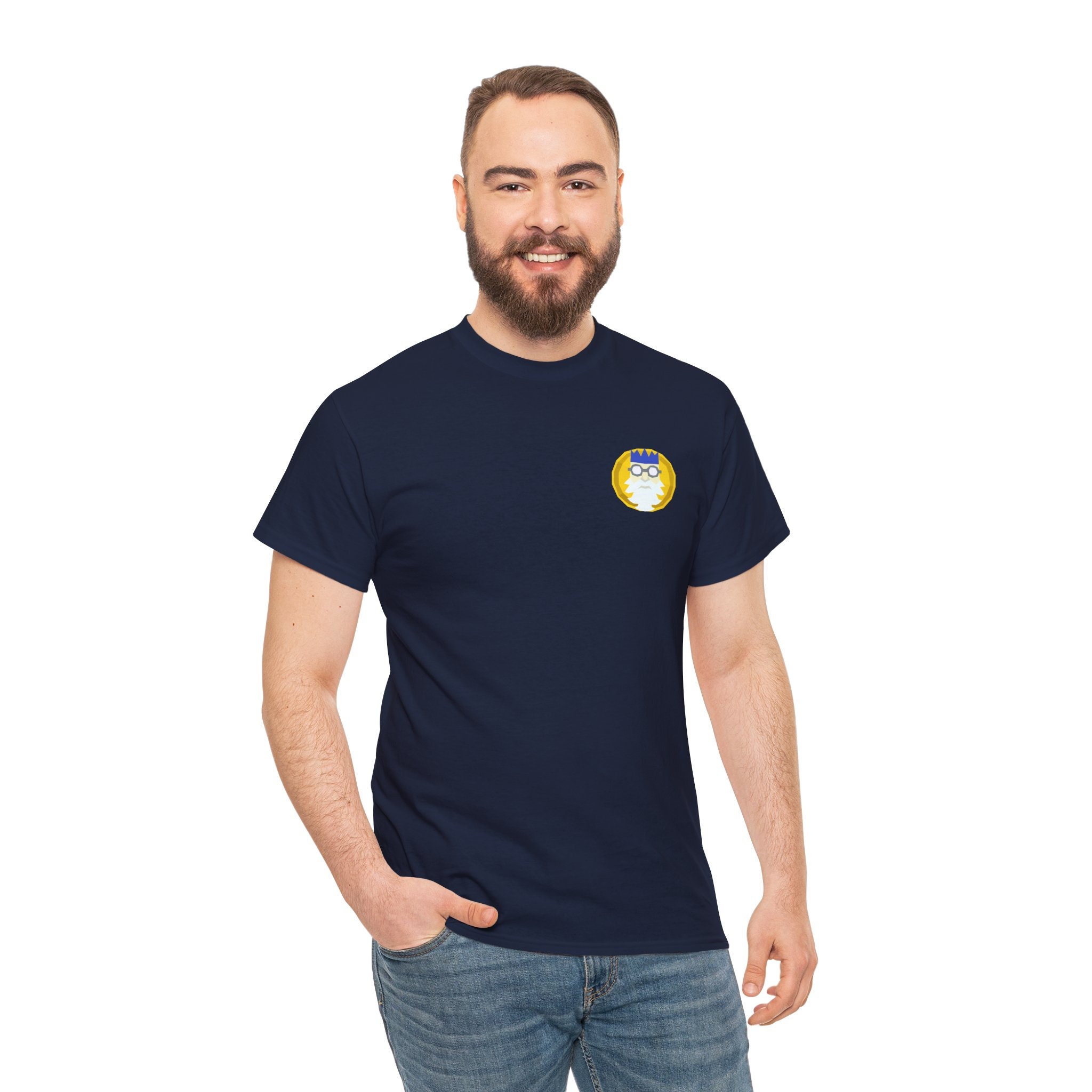 Wise Old Man Token Shirt Gift for OSRS MMO Player Unisex Cotton Tee ...