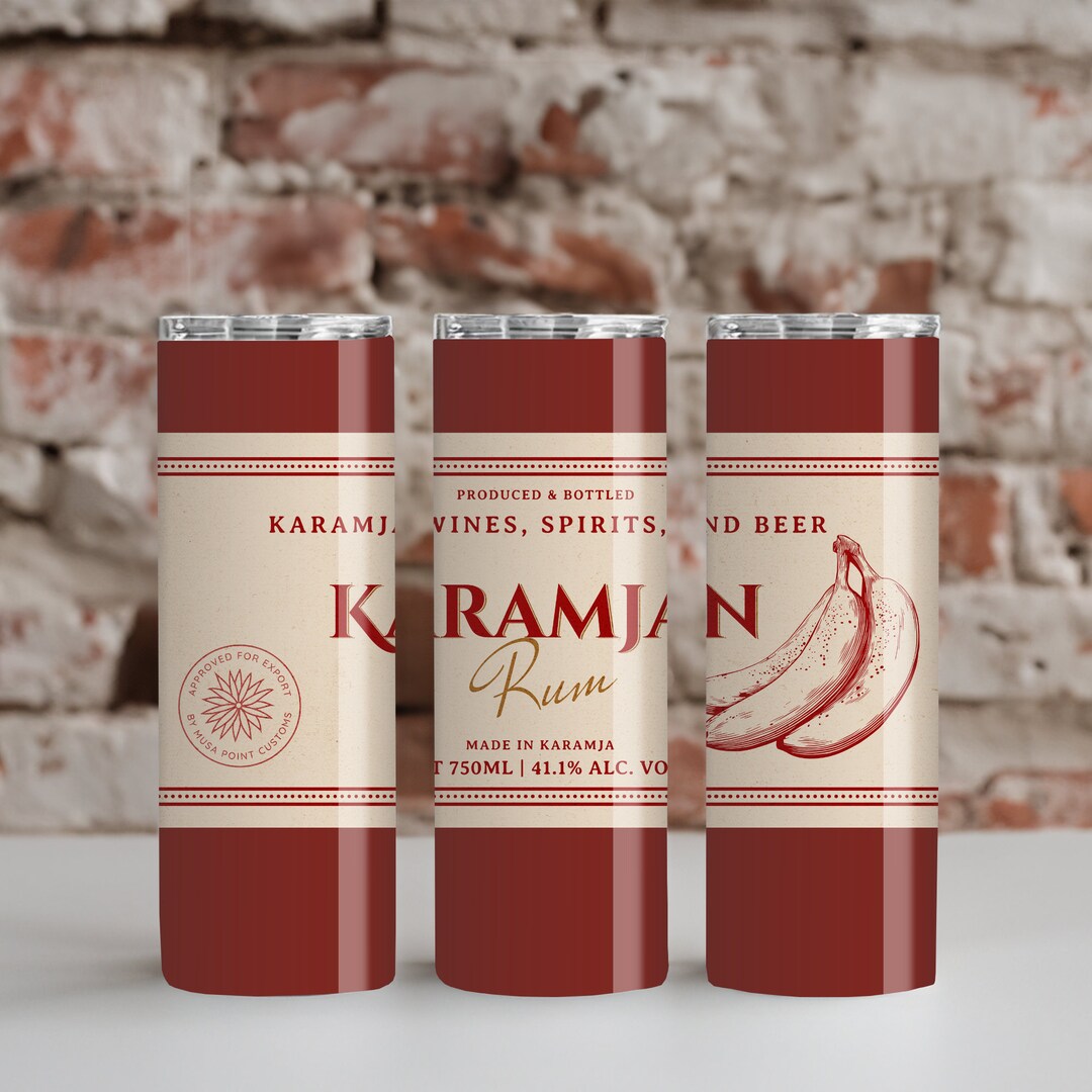 Runescape Inspired 20 Oz Tumbler Cup Gift for OSRS Player Karamja Rum ...