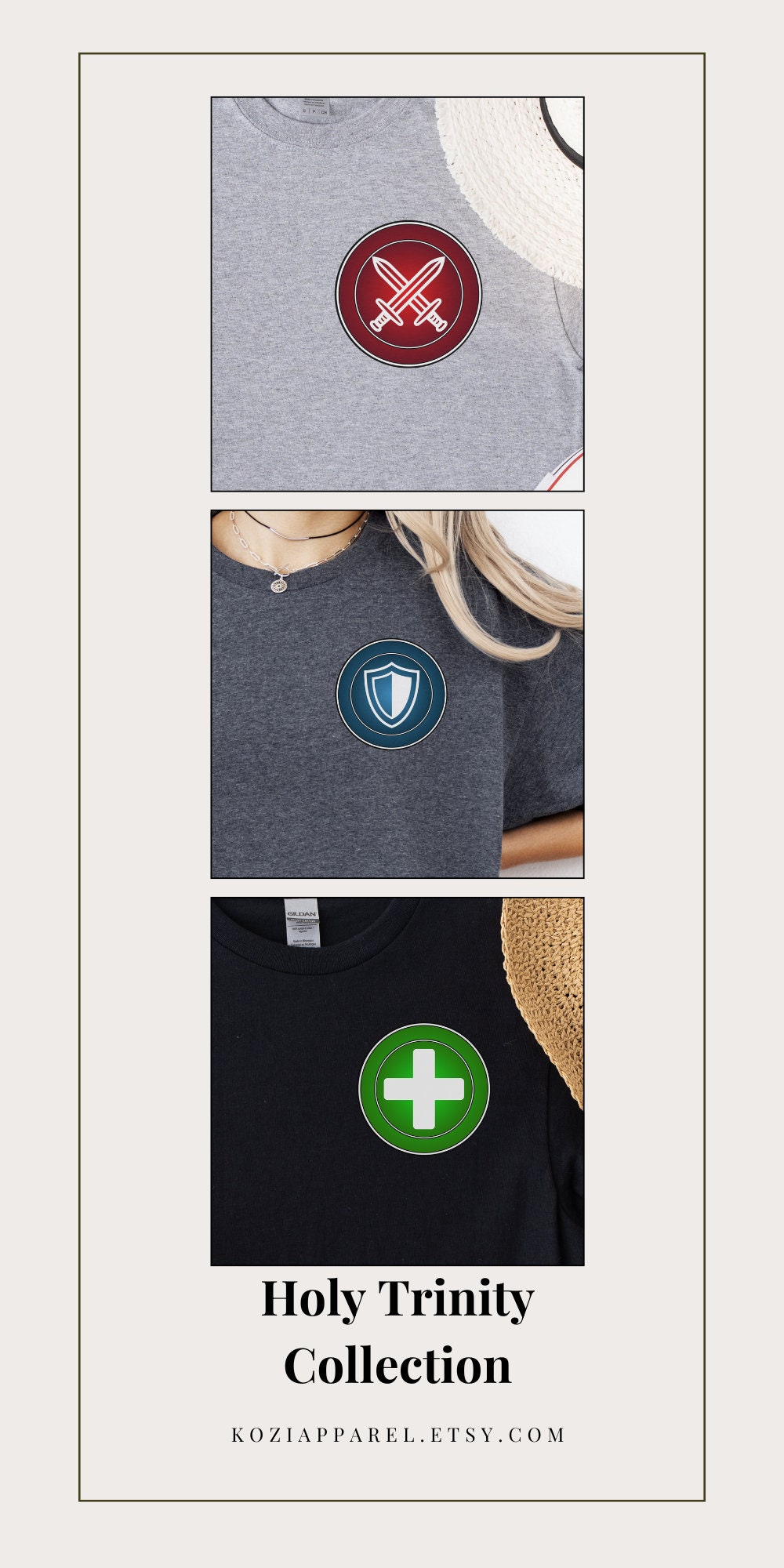 MMORPG Tank Role Icon Shirt World of Warcraft Tee Gift for Wow Player ...