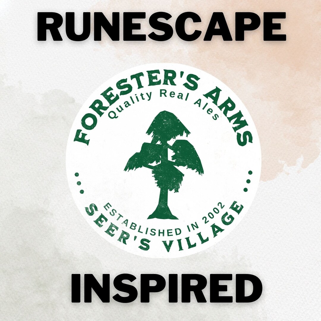 Runescape Kiss Cut Vinyl Sticker Forester's Arms Decal Gift for OSRS ...