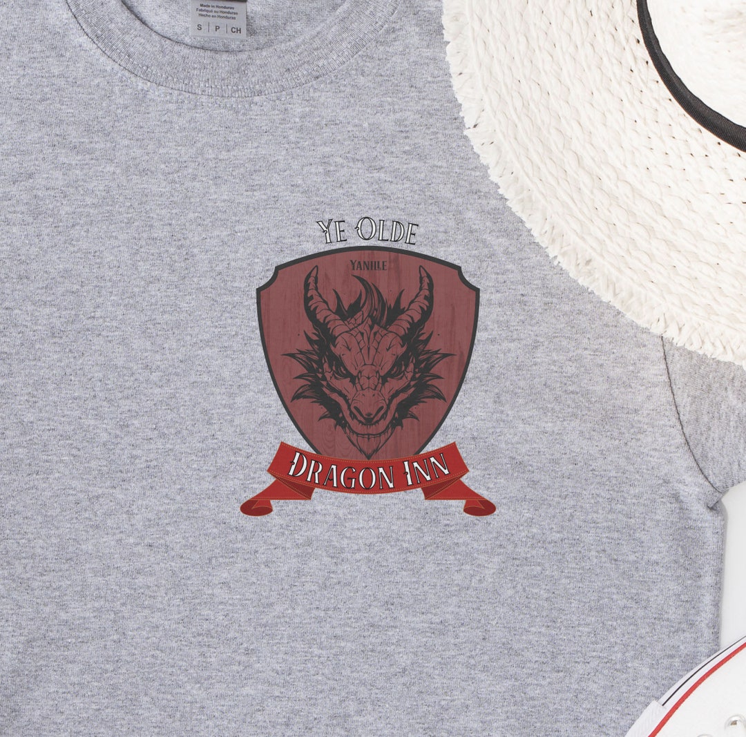 Runescape Dragon Inn Shirt Pocket Design With Barcrawl Back Gift for ...