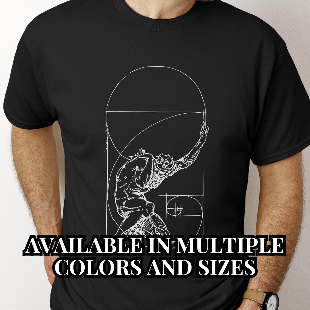 Sisyphus Greek Mythology Tee Unisex Tshirt Heavy Cotton Shirt Mythical ...