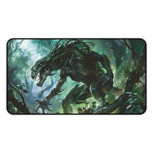Cool Apex Predator Desk Mat, TCG Playmat With Zones, Green XL Mouse Pad ...