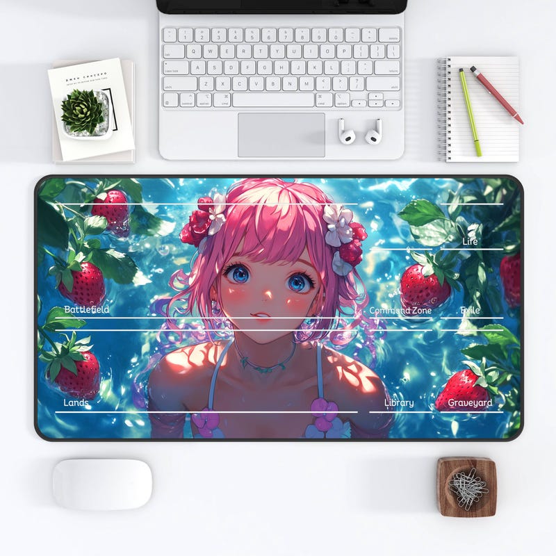 Anime Girl Mousepad Rgb - Etsy