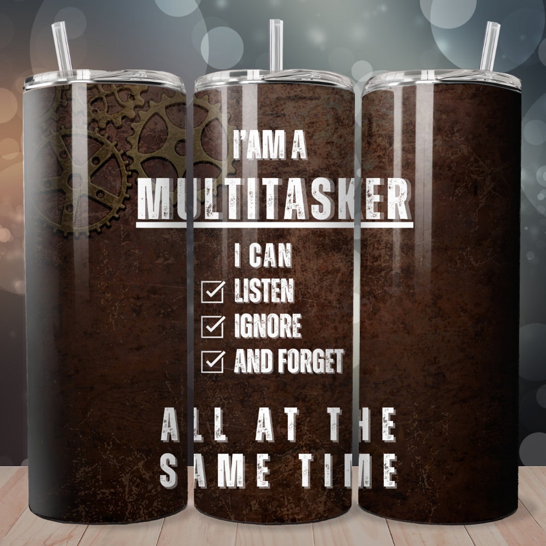 Funny Tumbler Wrap for Men,multi-tasker 20oz Skinny Tumbler Sublimation ...