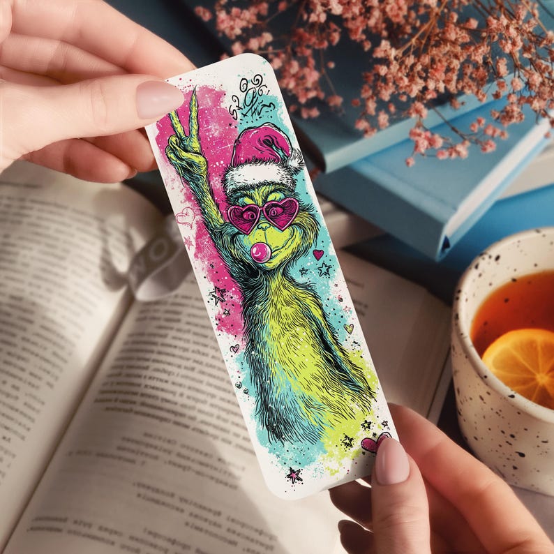 Grinch Christmas Printable Bookmarks – 20 Sassy Holiday Bookmarks ...