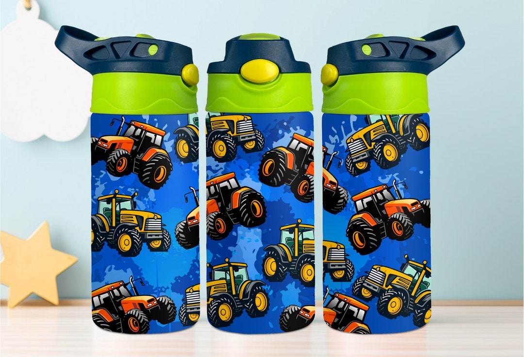 Tractor Kids Sippy Cup 12oz Tumbler Wrap PNG (digital Download) - Etsy