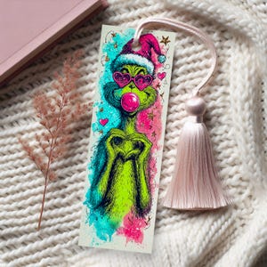 Grinch Christmas Printable Bookmarks – 20 Sassy Holiday Bookmarks ...