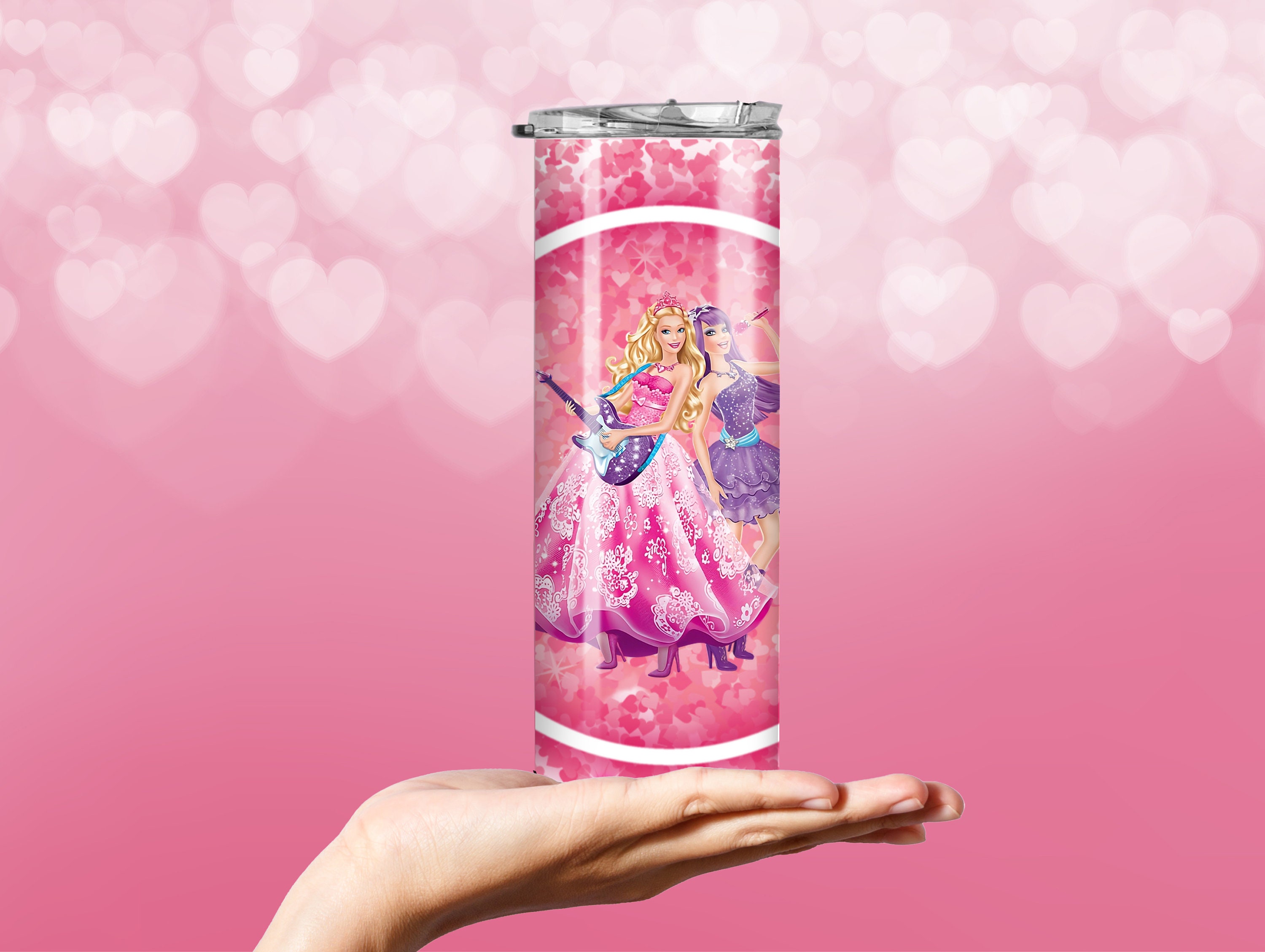 Pink Punk Dolls Tumbler Wrap,20oz Skinny Tumbler Sublimation Design ...