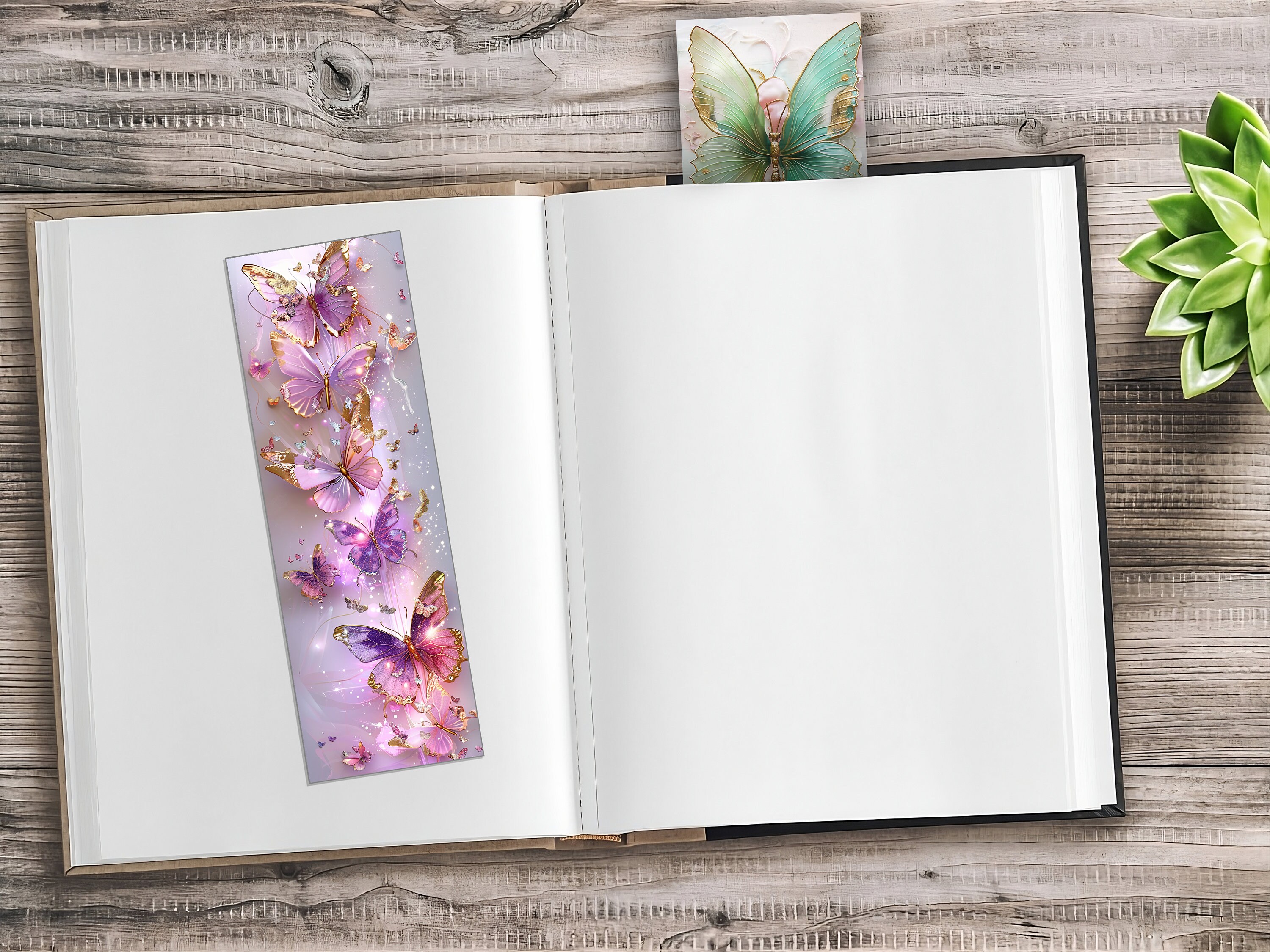 Butterfly 3D Bookmark Bundle Printable Bookmarks,fantasy 3D Bookmark ...