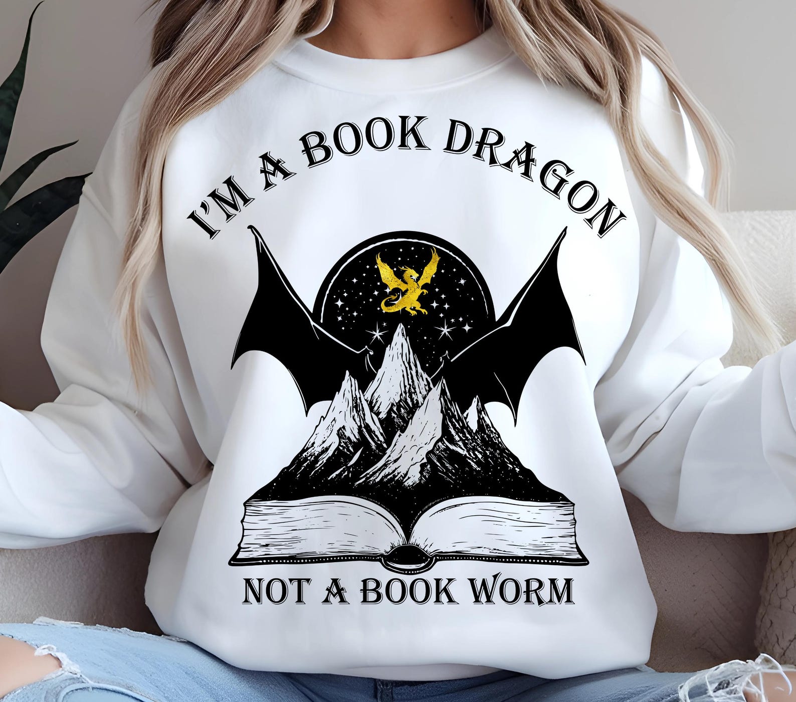 Book Dragon SVG: Fantasy Reading Design (digital Download) - Etsy