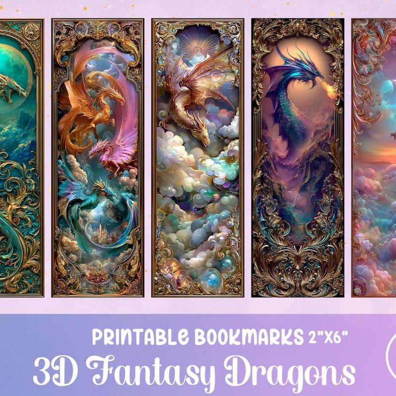 Book Marker Dragon - Etsy
