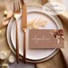 Mocha Mousse Color Pantone Floral Wedding Templates Bundle Set, Wedding ...