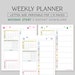 Printable Weekly Planner 8.5X11, Monday Start, to Do List, Weekly ...